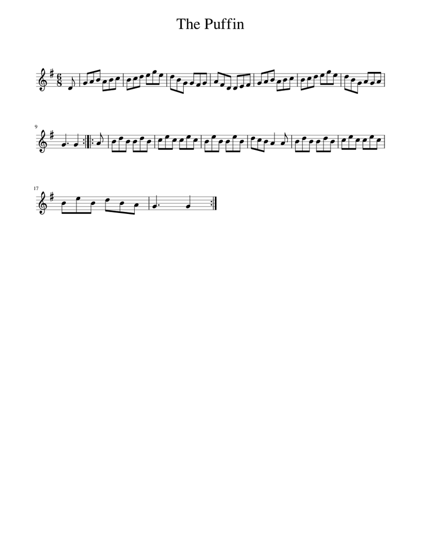 The Puffin Sheet music for Piano (Solo) | Musescore.com