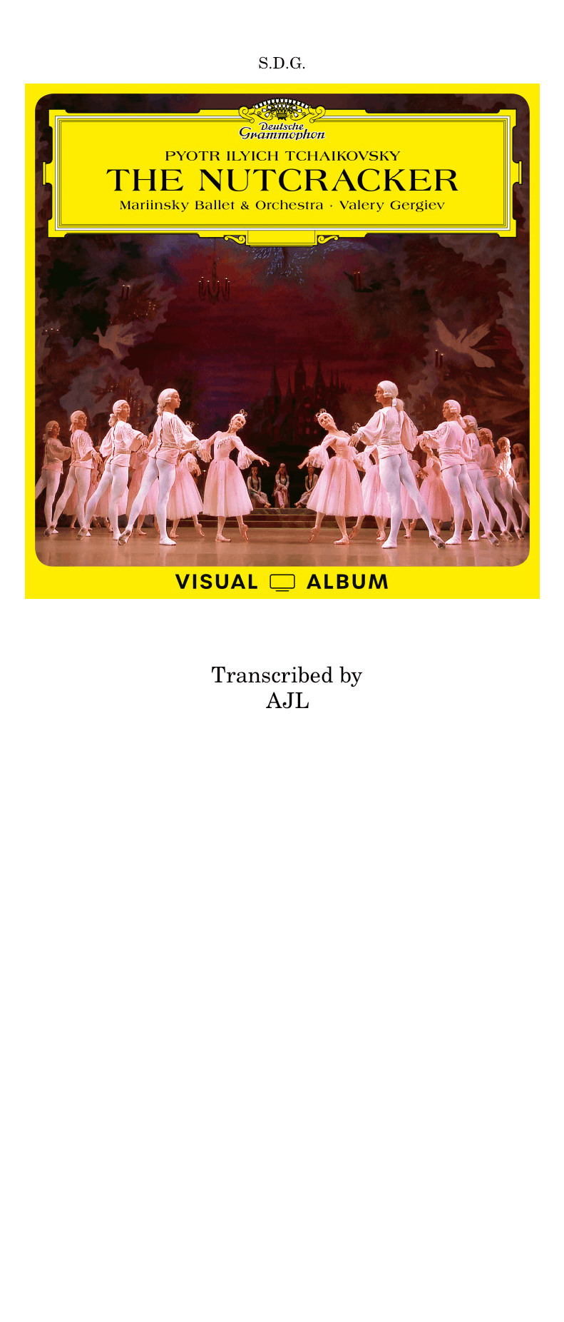 The Nutcracker (ballet), Op.71 – Pyotr Ilyich Tchaikovsky - Scene and ...