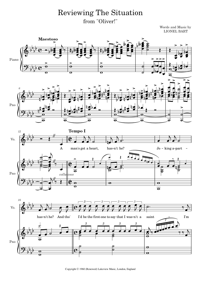 Reviewing The Situation Sheet Music for Piano (Piano Duo) | MuseScore.com