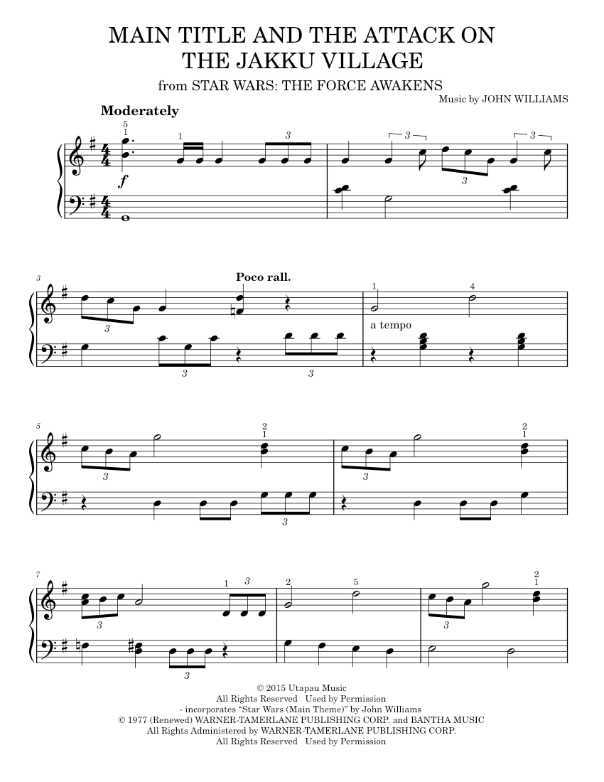 Play Official version of Star Wars - Main Title and Attack on Jakku ...