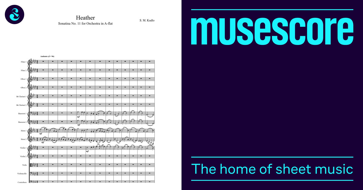 Heather Sheet music for Flute, Oboe, Bassoon, Violin & more instruments ...