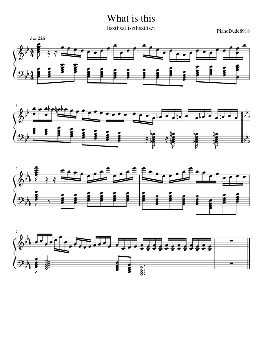 What is this Sheet music for Piano (Solo) | Musescore.com