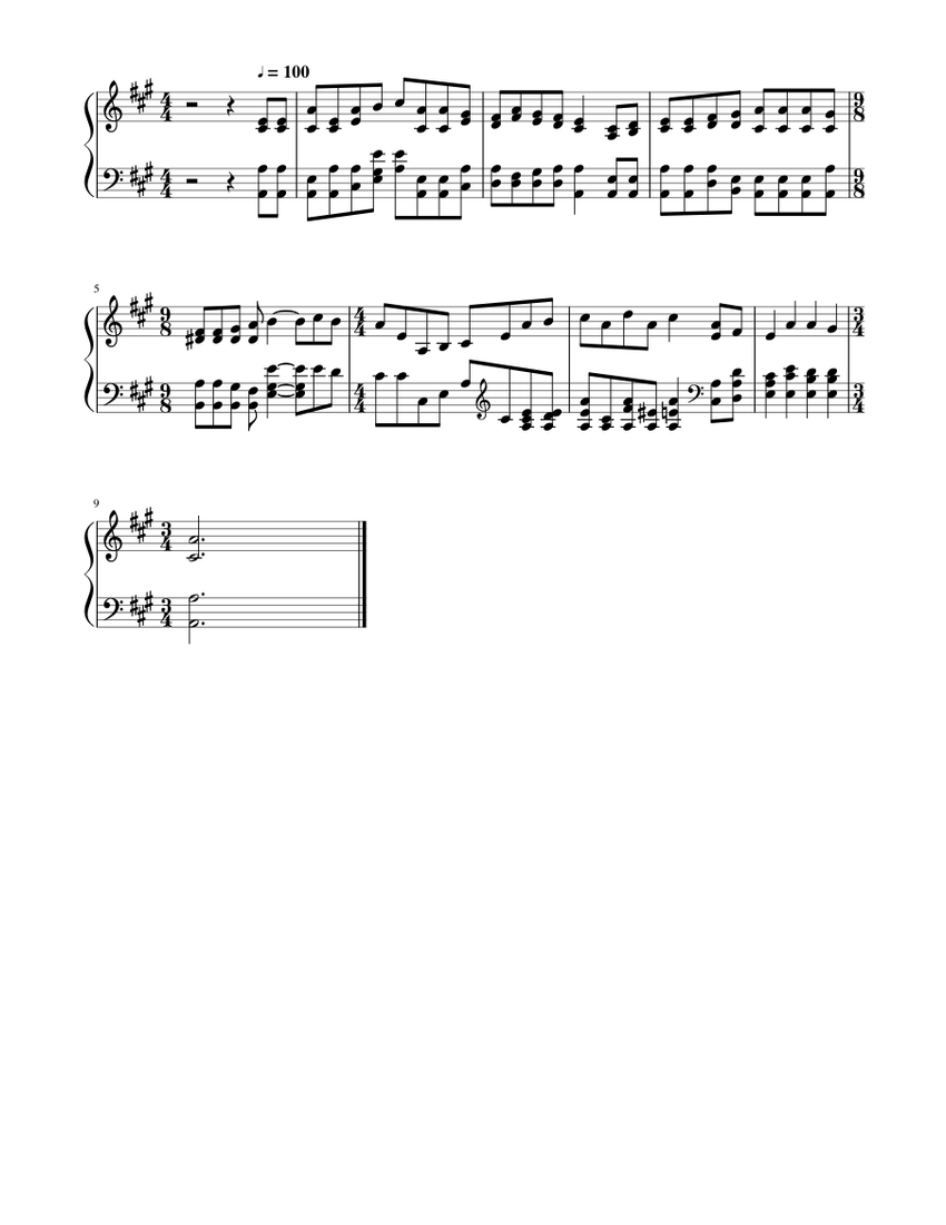 Every blessing, every blessing - Julia M. Leonard Sheet music for Piano ...