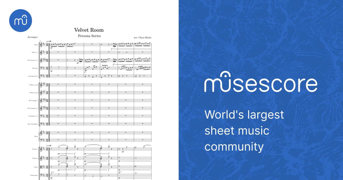 Velvet Room Sheet music for Trombone, Flute, Oboe, Bassoon & more instruments (Symphony ...