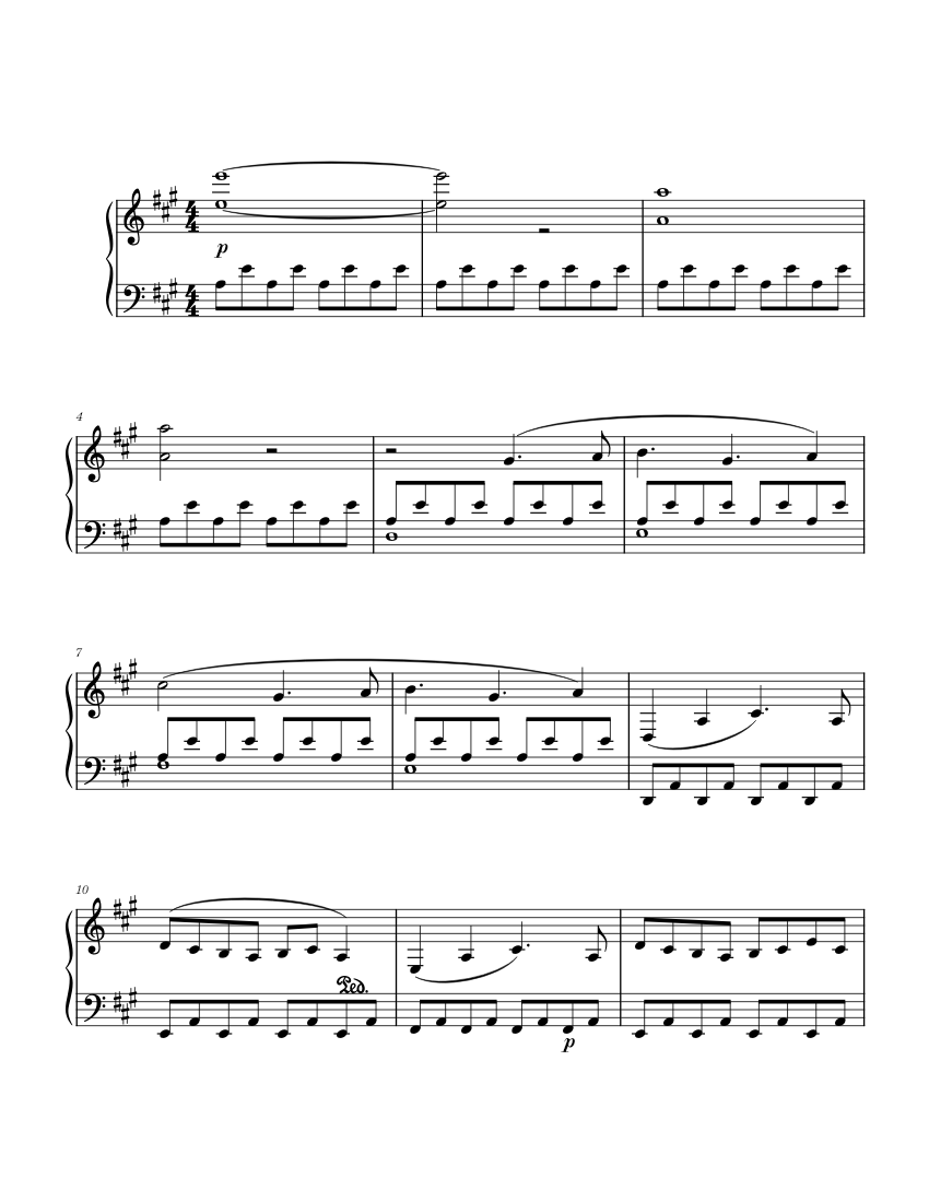 outer wilds Sheet music for Piano (Solo) | Musescore.com