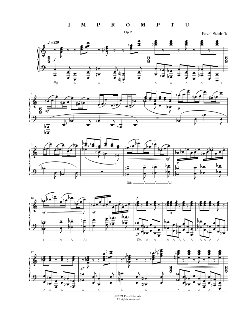 Impromptu - piano tutorial