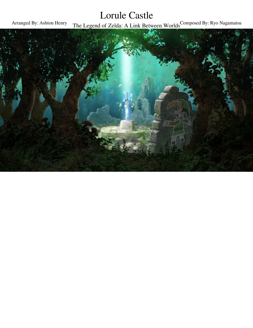 Lorule Castle - The Legend of Zelda: A Link Between Worlds Sheet music ...