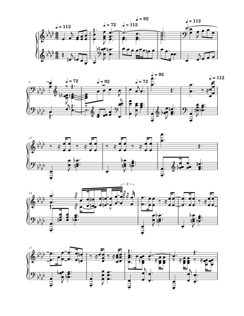 Ballade No 3 in A-Flat Major Op 47 – Frédéric Chopin Chopin Ballad No ...