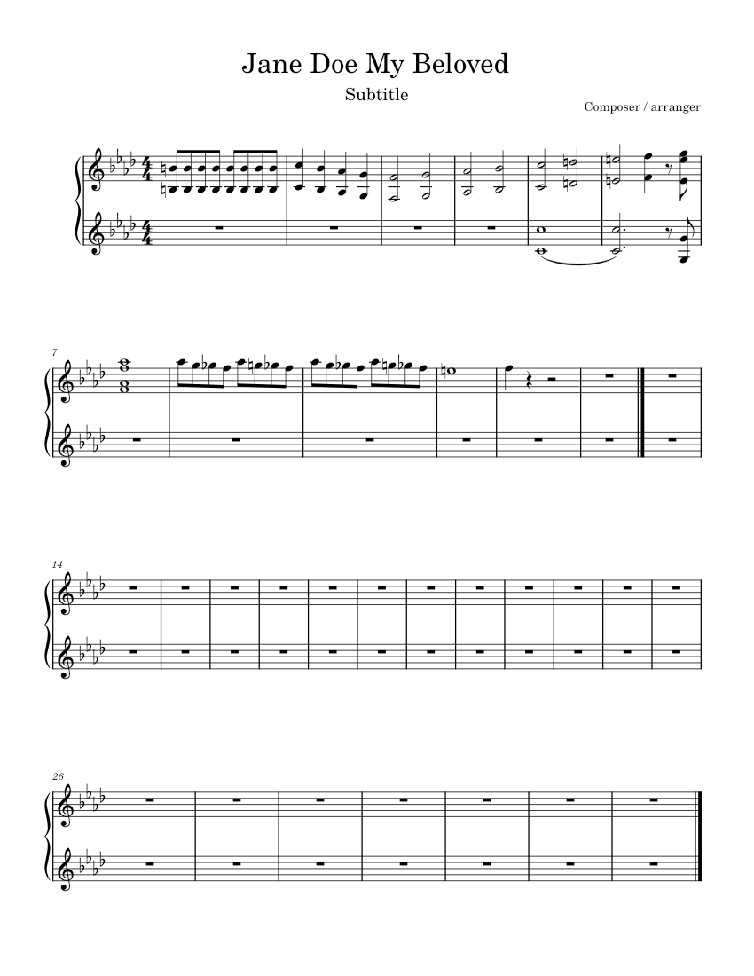 Fall Fair Suite Sheet music for Piano (Solo) Easy | Musescore.com