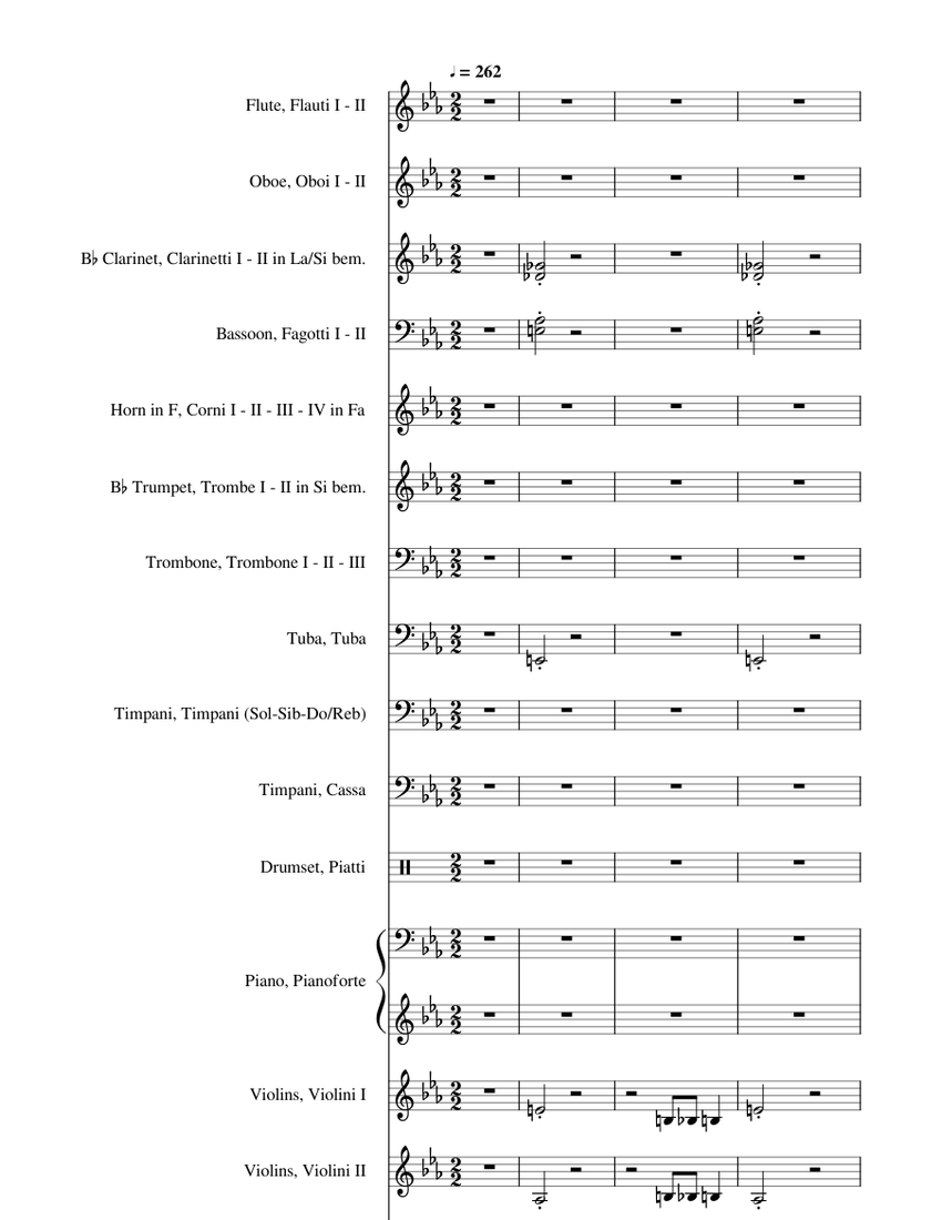 Rachmaninoff - Piano Concerto No. 2 - 3rd Movement Sheet music for Piano, Trombone, Tuba, Flute ...