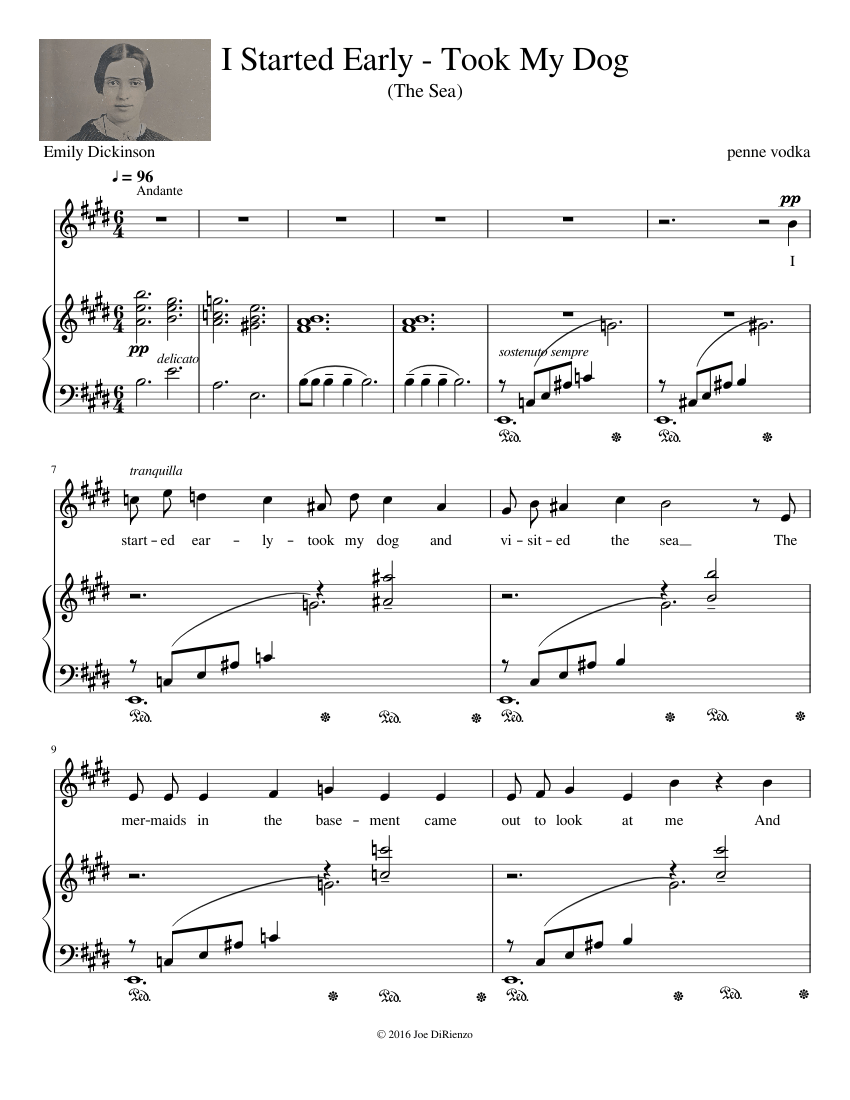 I Started Early - Took My Dog (The Sea) Sheet music for Piano, Vocals ...