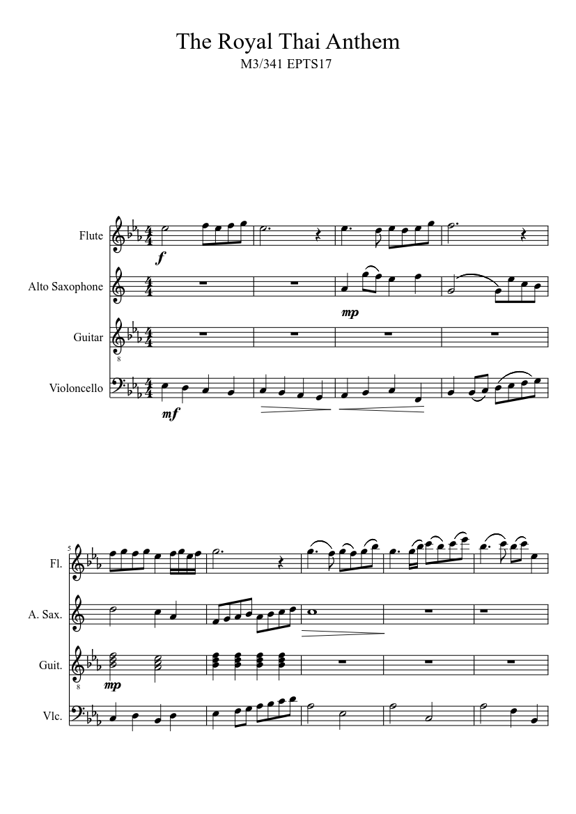 Royals Flute Sheet Music