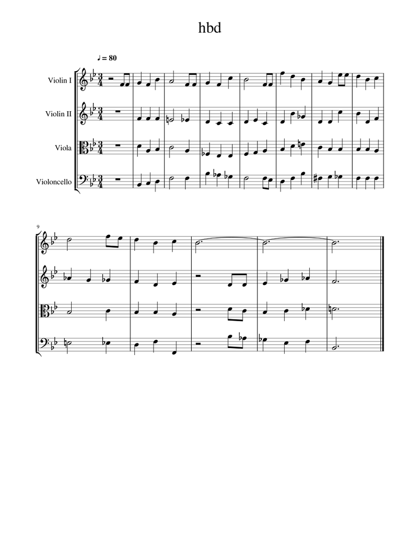 hbd - piano tutorial