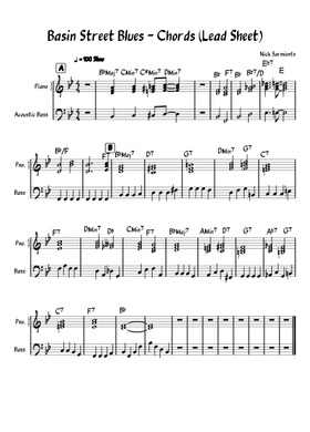 Basin Street Blues Chords