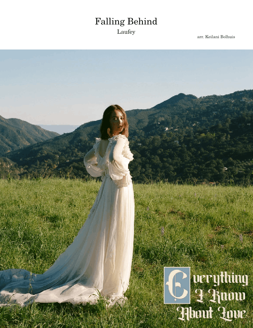 Falling Behind – Laufey Sheet music for Piano, Guitar, Bass guitar ...