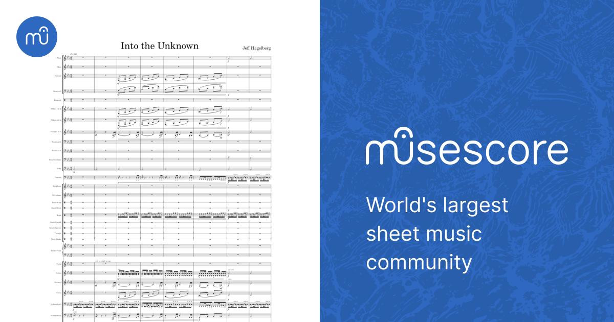 Into the Unknown - Jeff Hagelberg Sheet music for Piano, Trombone, Tuba ...