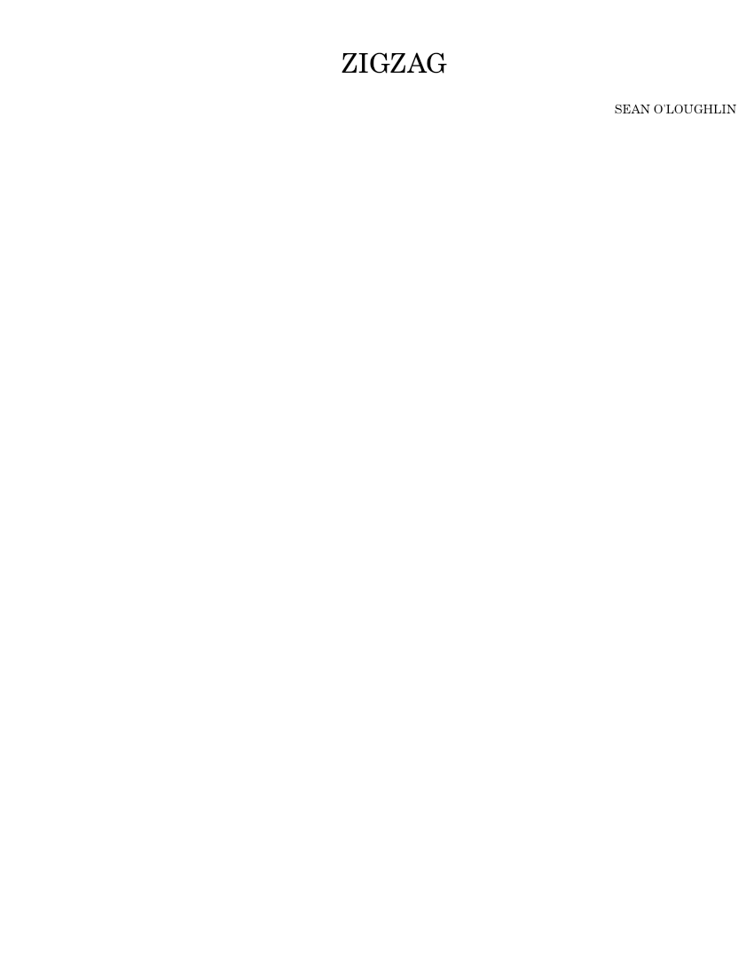 Zig Zag – Sean O'Louglin ZIGZAG - SEAN O'LOUGHLIN Sheet Music for Flute, Oboe, Saxophone alto ...