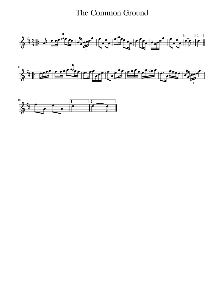 The Common Ground Sheet music for Piano (Solo) Easy | Musescore.com