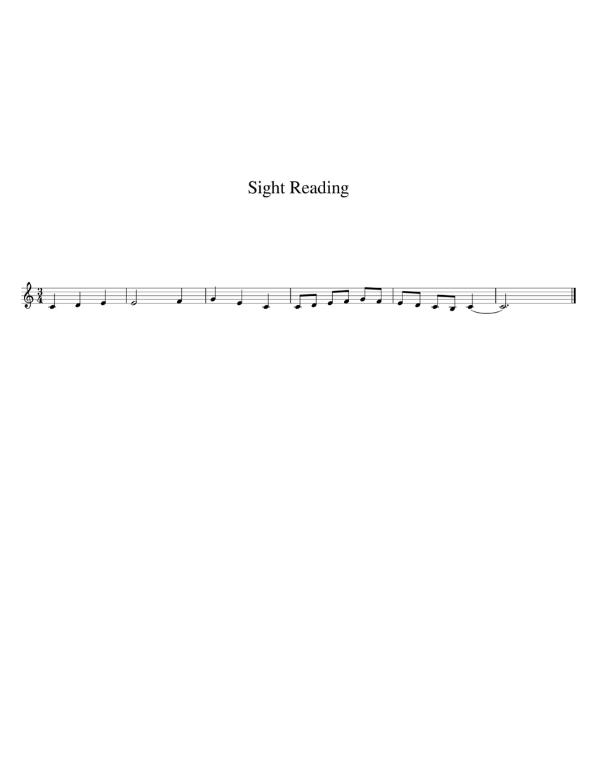 Sight Reading Sheet music for Piano (Solo) Easy | Musescore.com