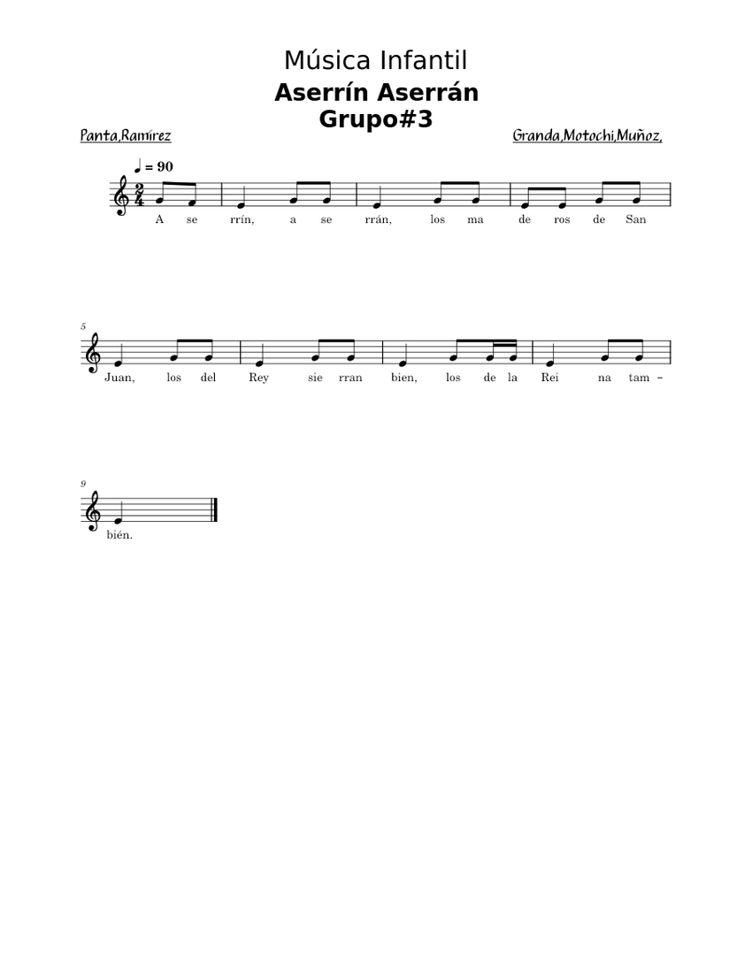 Música Infantil.. Sheet music for Piano (Solo) Easy | Musescore.com