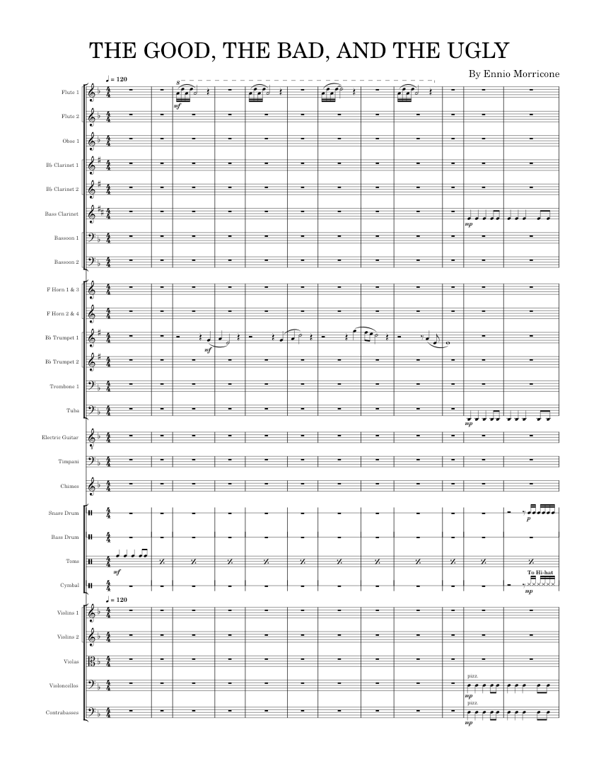 The good, the bad and the ugly – Ennio Morricone THE GOOD, THE BAD, AND ...