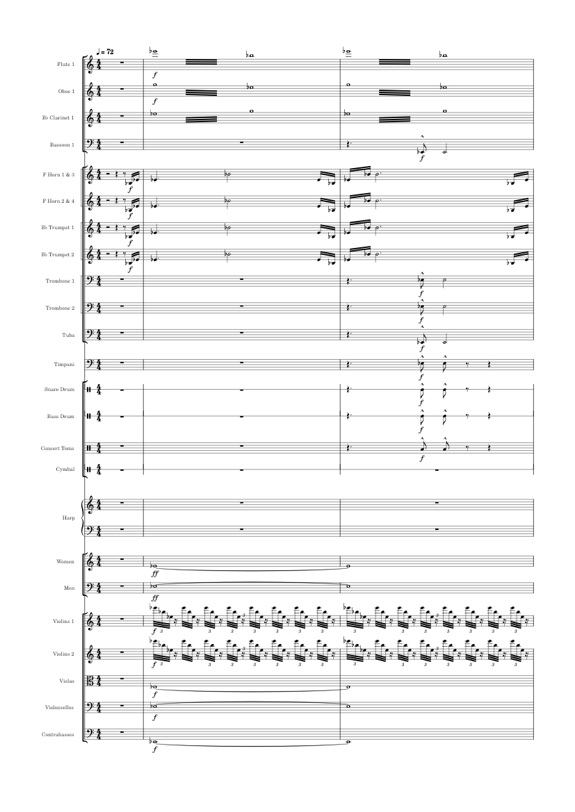 Universal Studios Logo Fanfare/Theme– Brian Tyler/ Arr. Derek Z. Sheet Music for Trombone, Tuba ...