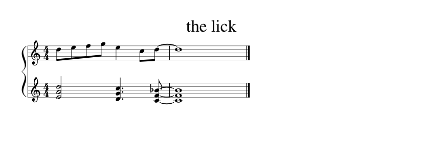 the lick - piano tutorial
