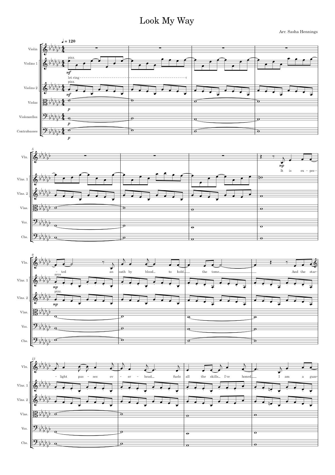 Just Look My Way – PARANOiD DJ | Just Look My Way – Arr. For String ...