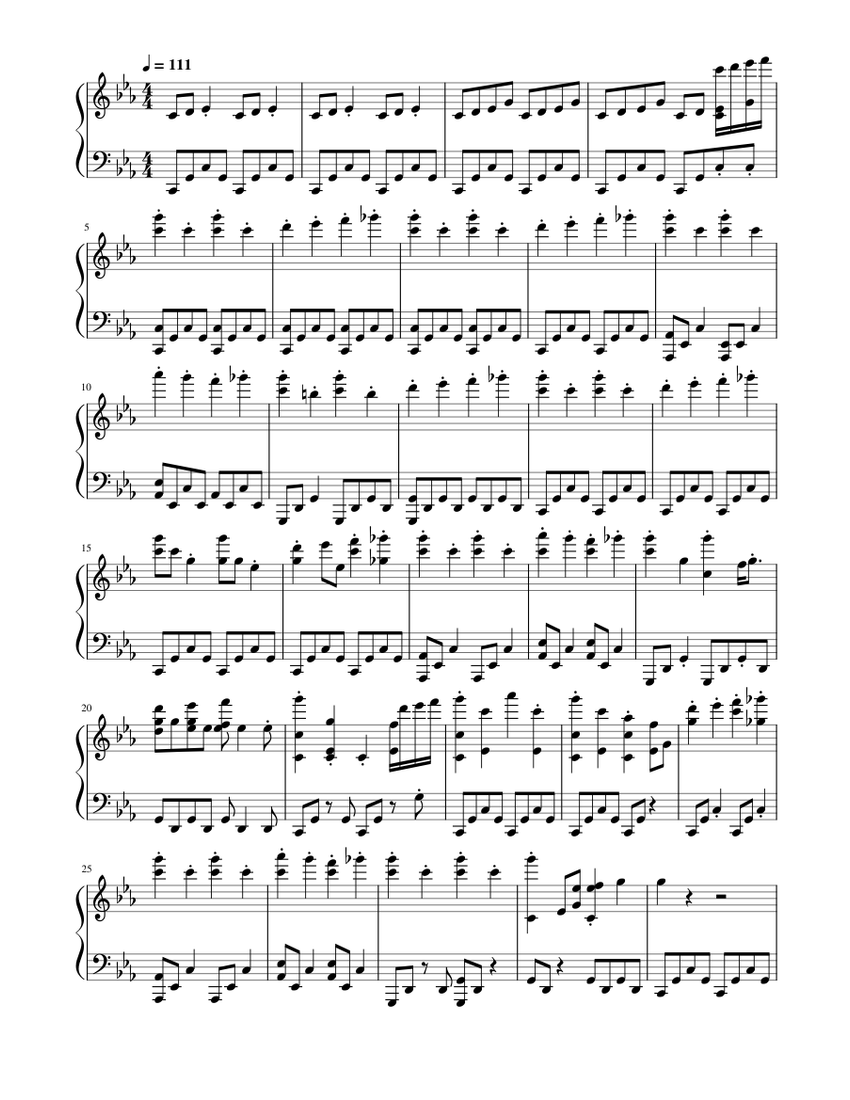 Identity V Logic Path Sheet music for Piano (Solo) | Musescore.com