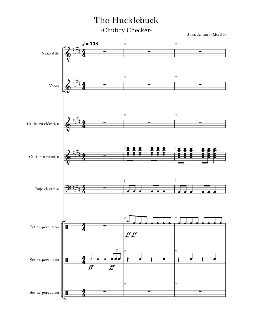 The Hucklebuck – Chubby Checker - piano tutorial