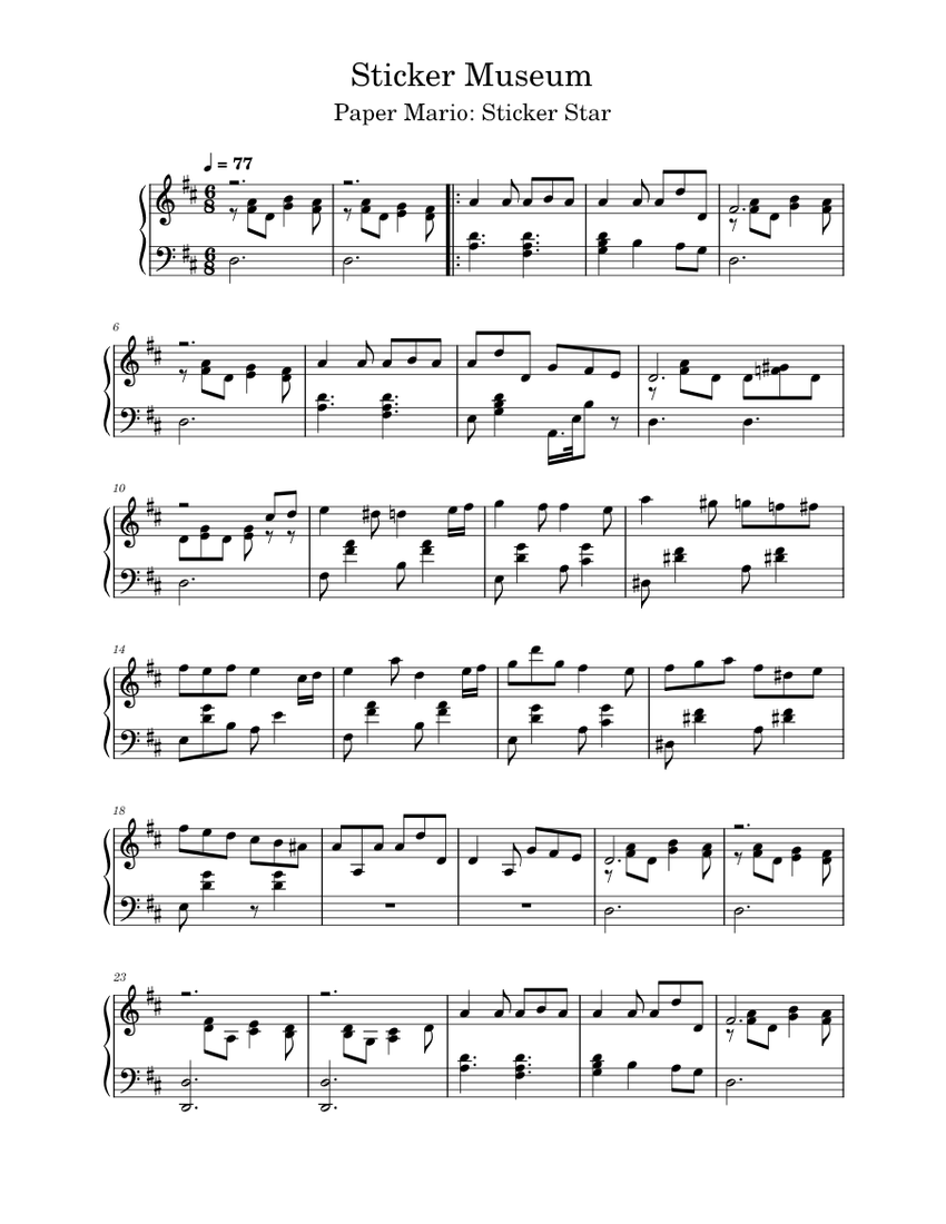 Sticker Museum - Paper Mario: Sticker Star – Kenichi Nishimaki ...