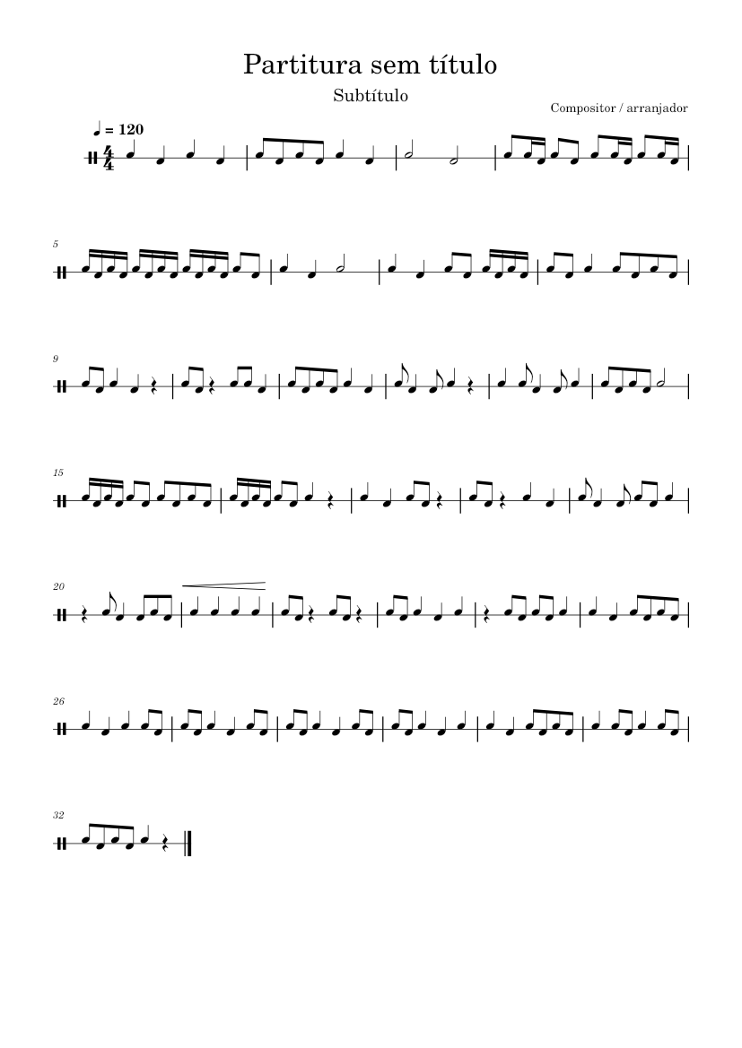 Partitura 1 Sheet music for Strings group (Solo) | Musescore.com