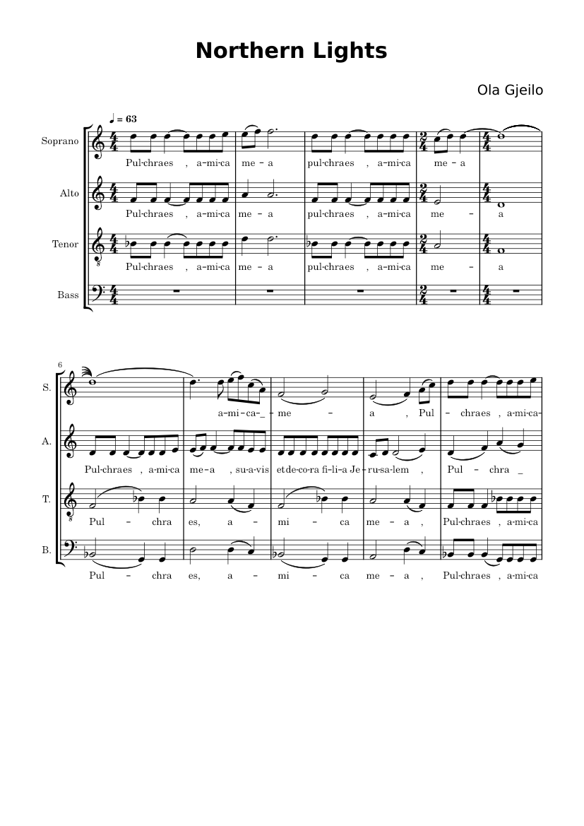 Gjeilo - Northern Lights Sheet music for Bass guitar, Synthesizer ...