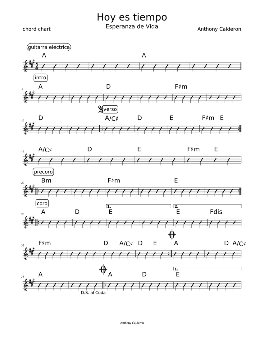 Hoy es tiempo - piano tutorial