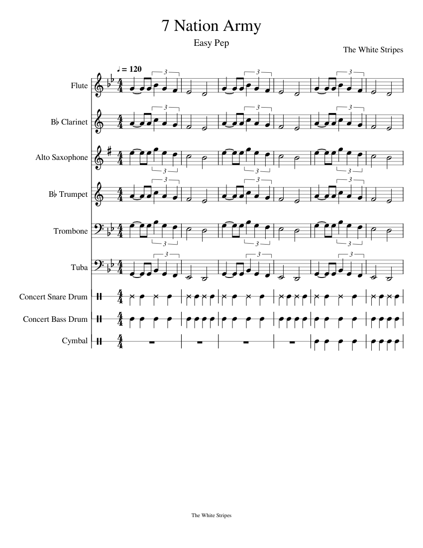 7 Nation Army - piano tutorial