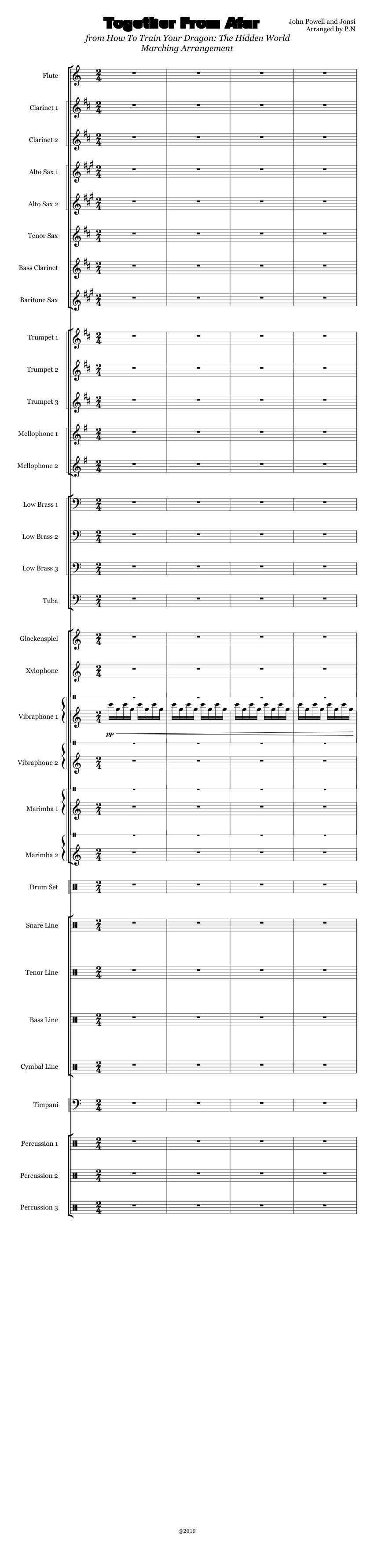 Together From Afar (How to Train Your Dragon: The Hidden World) for ...