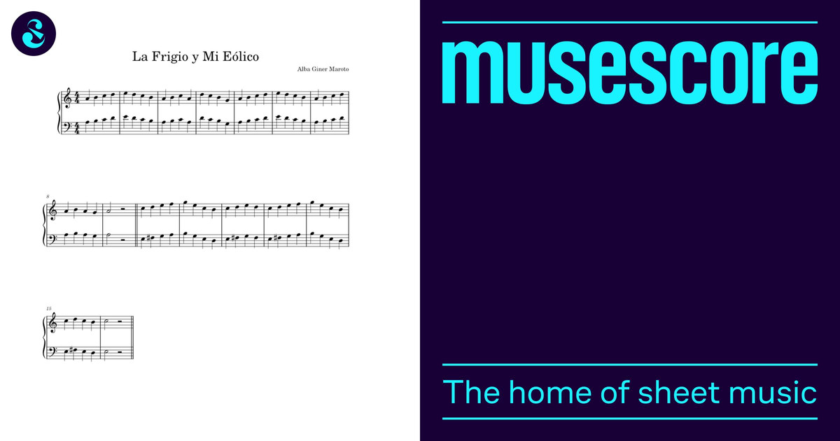 La Frigio Mi Eolico - piano tutorial