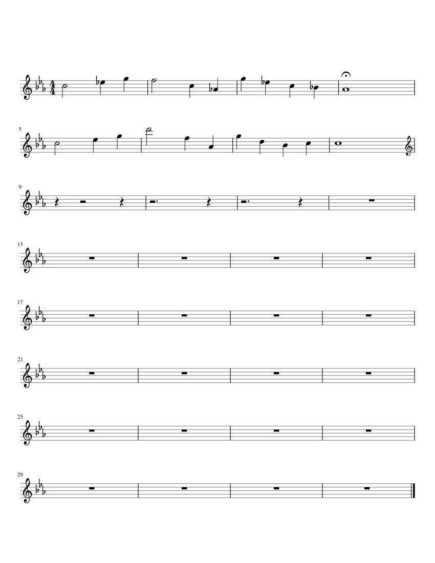 Theory 1 Composition Project Sheet music for Piano (Solo) Easy ...
