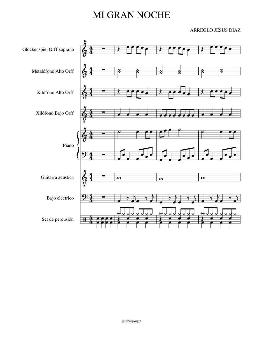 Mi gran noche – Raphael (Spain) MI GRAN NOCHE Sheet music for Piano ...