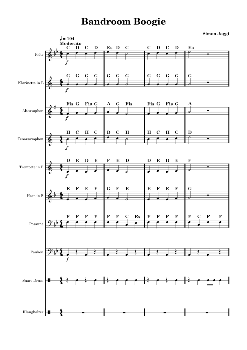 Bandroom Boogie Sheet Music for Trombone, Flute, Saxophone alto, Saxophone tenor & more ...
