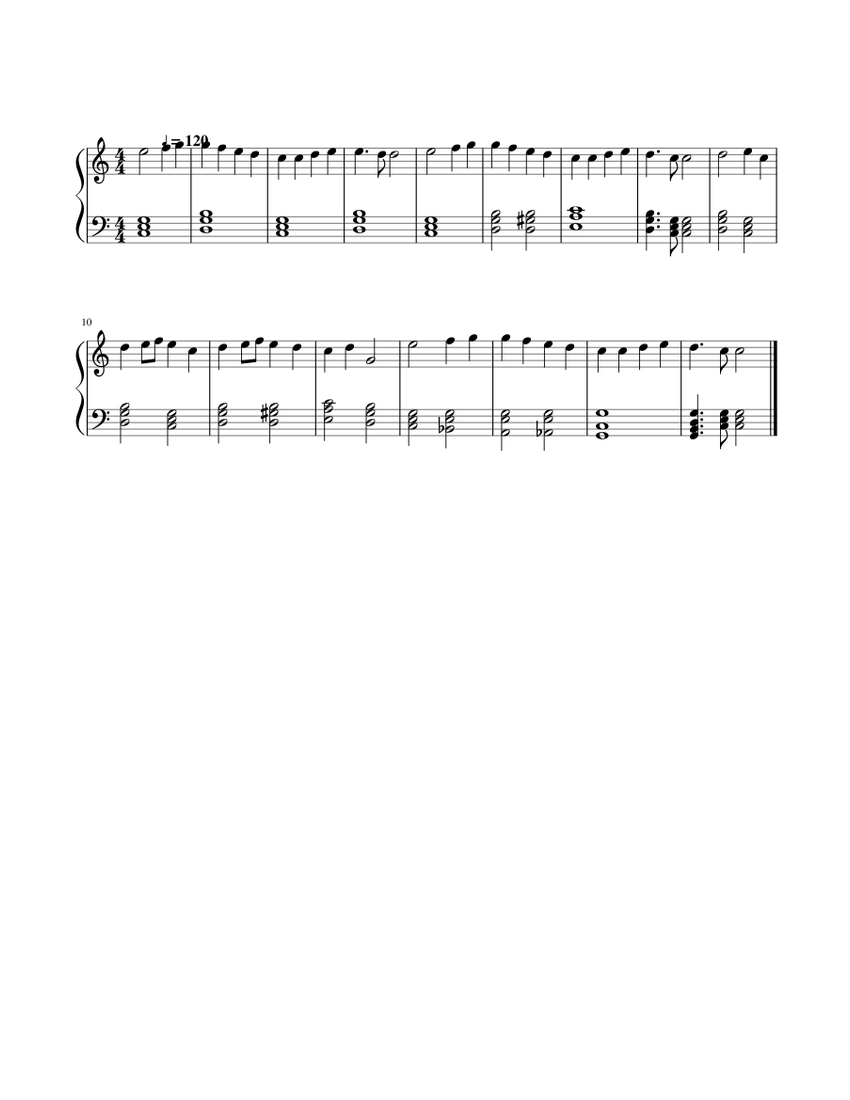 Symphony No.9, Op.125 - Ludwig van Beethoven Sheet music for Piano (Solo) | Musescore.com