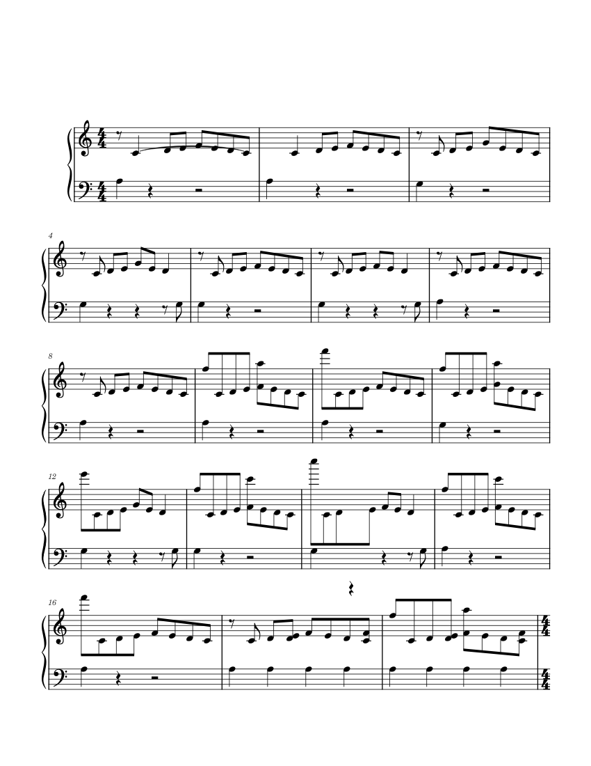 contemplation Sheet music for Piano (Solo) | Musescore.com