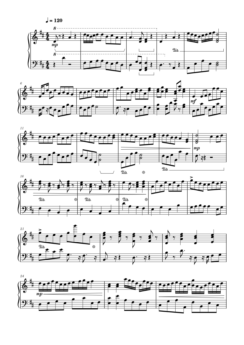 Improvisation Sheet music for Piano (Solo) | Musescore.com