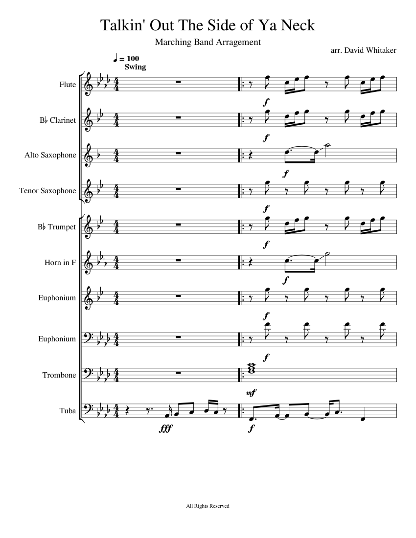 Neck Remastered Sheet music for Trombone, Euphonium, Tuba, Flute & more ...