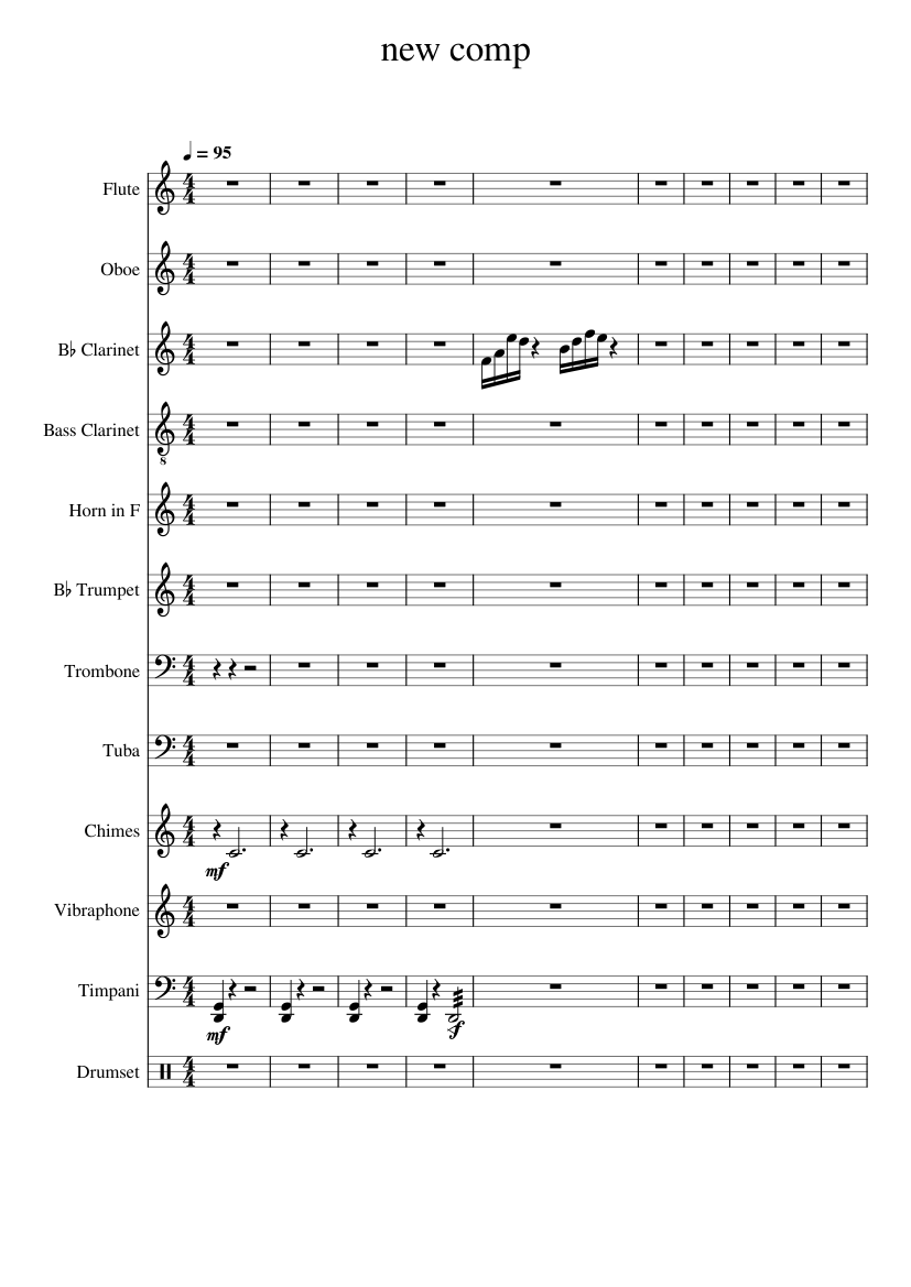 new comp Sheet music for Trombone, Tuba, Flute, Oboe & more instruments ...