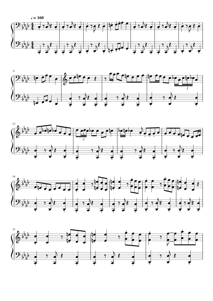 Mr. Capgras Sheet Music for Piano (Solo) | MuseScore.com