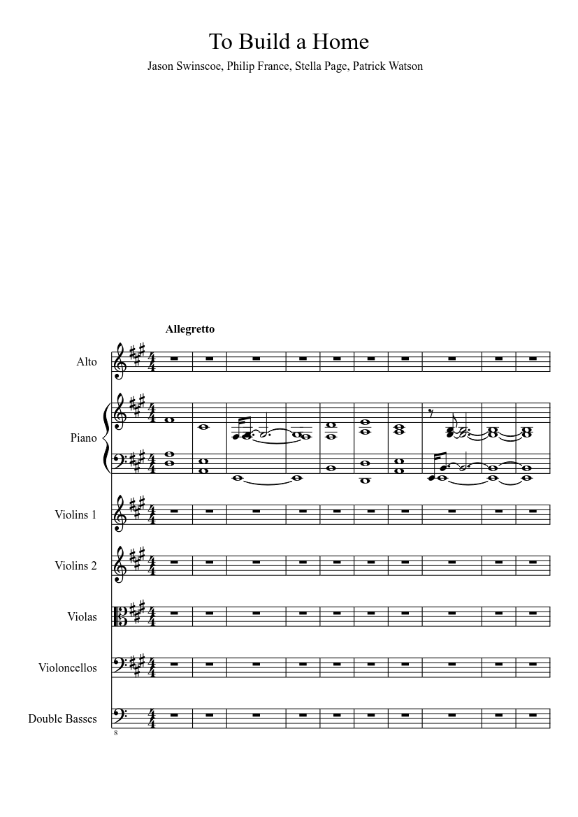 To Build a Home - The Cinematic Orchestra Sheet music for Piano (Solo ...