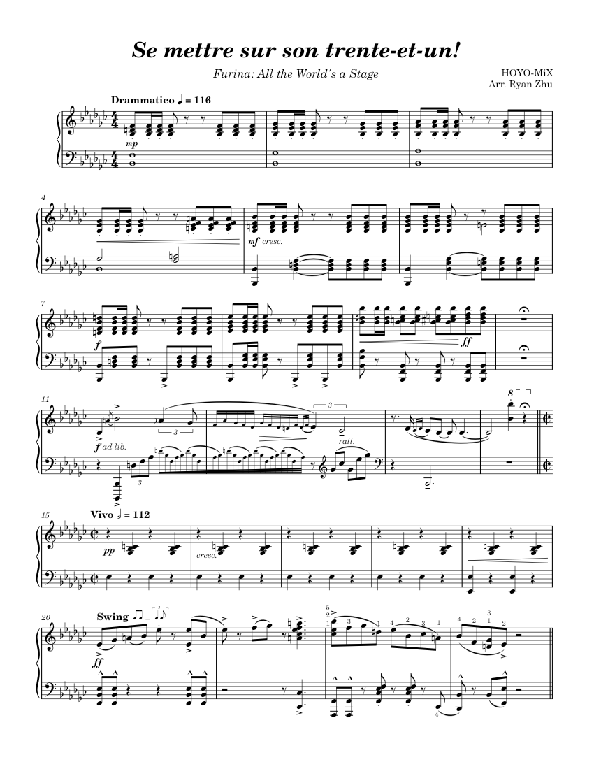 Se mettre sur son trente-et-un ! “All the world’s a stage” | Genshin ...