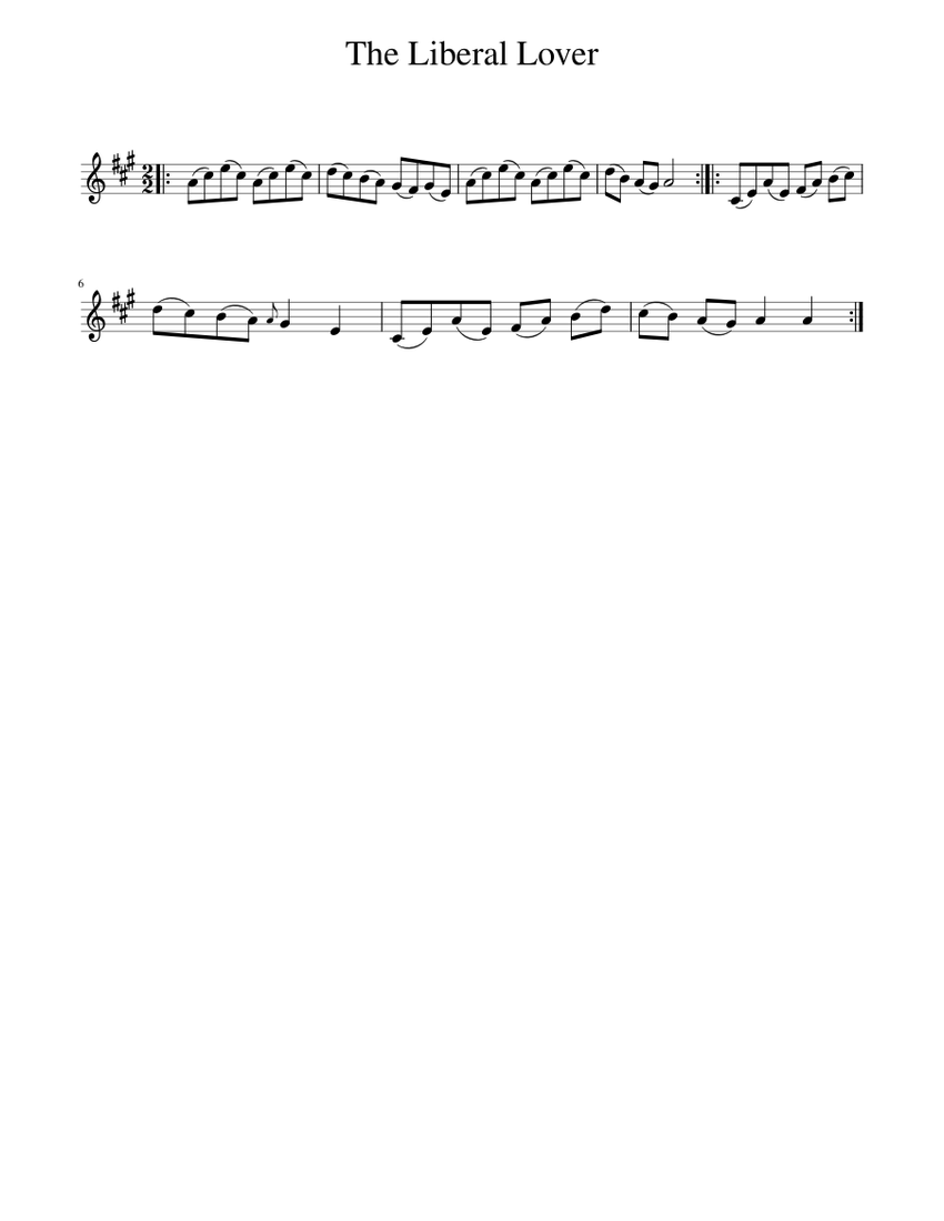 The Liberal Lover Sheet music for Piano (Solo) Easy | Musescore.com