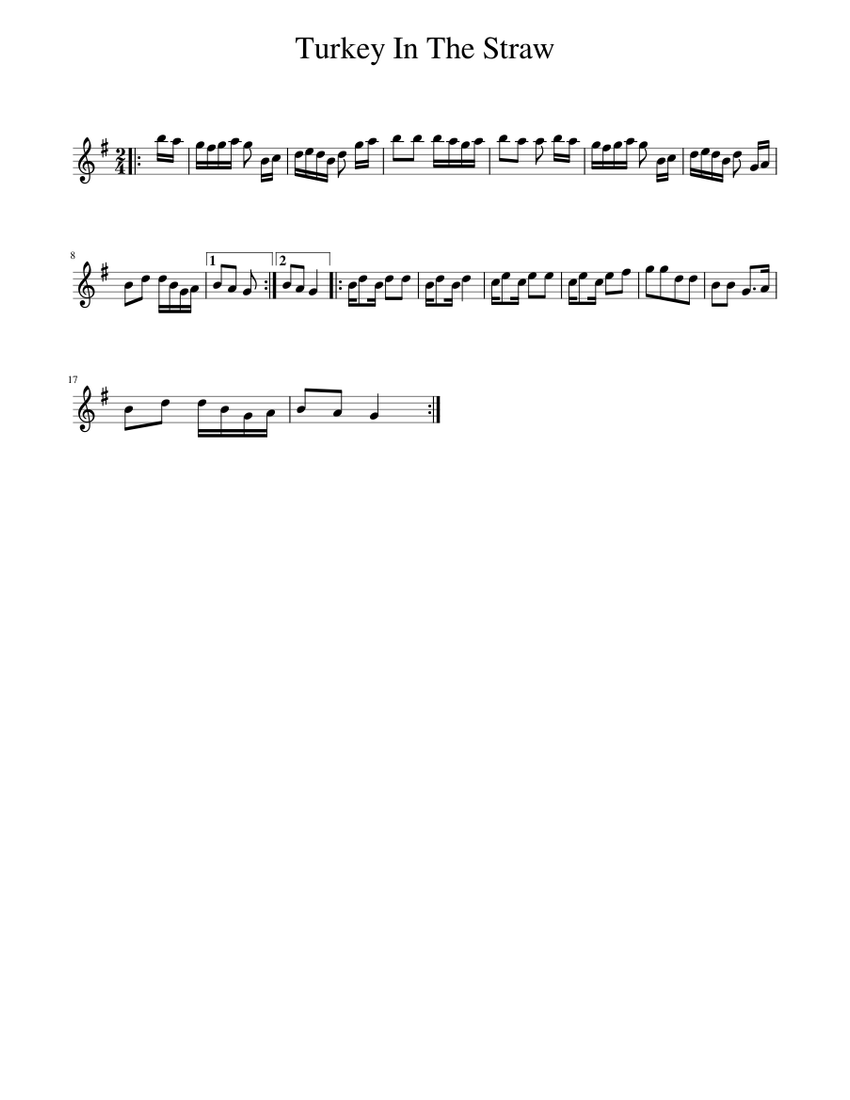Turkey In The Straw Sheet music for Piano (Solo) | Musescore.com